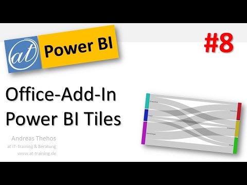 Power BI - Office-Add-In Power BI Tiles für Excel - Teil 8 - YouTube