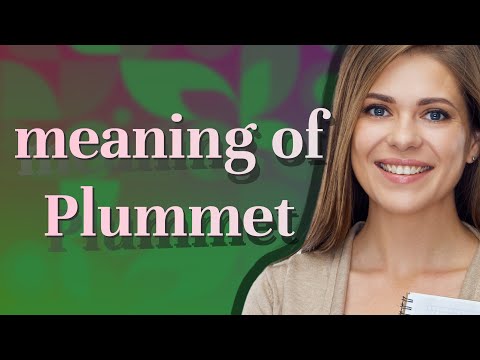 Plummet | meaning of Plummet - YouTube