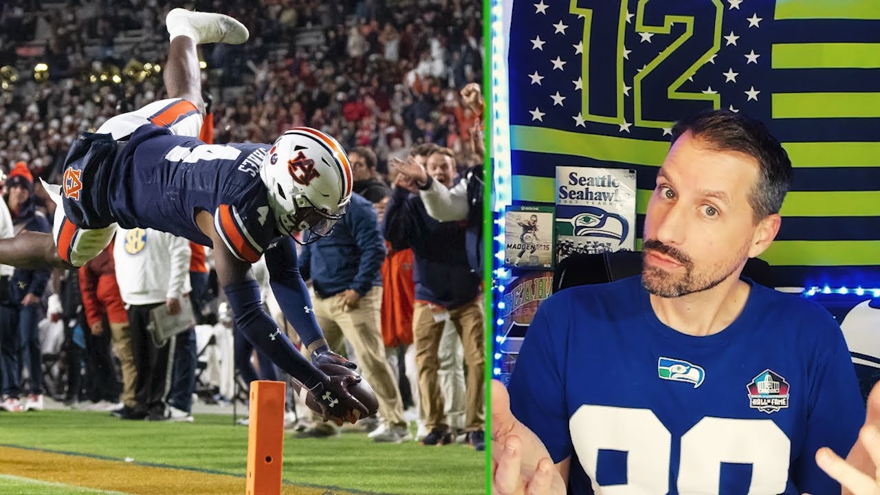 A Seahawks Fan Live Reaction to Selecting DJ James - YouTube