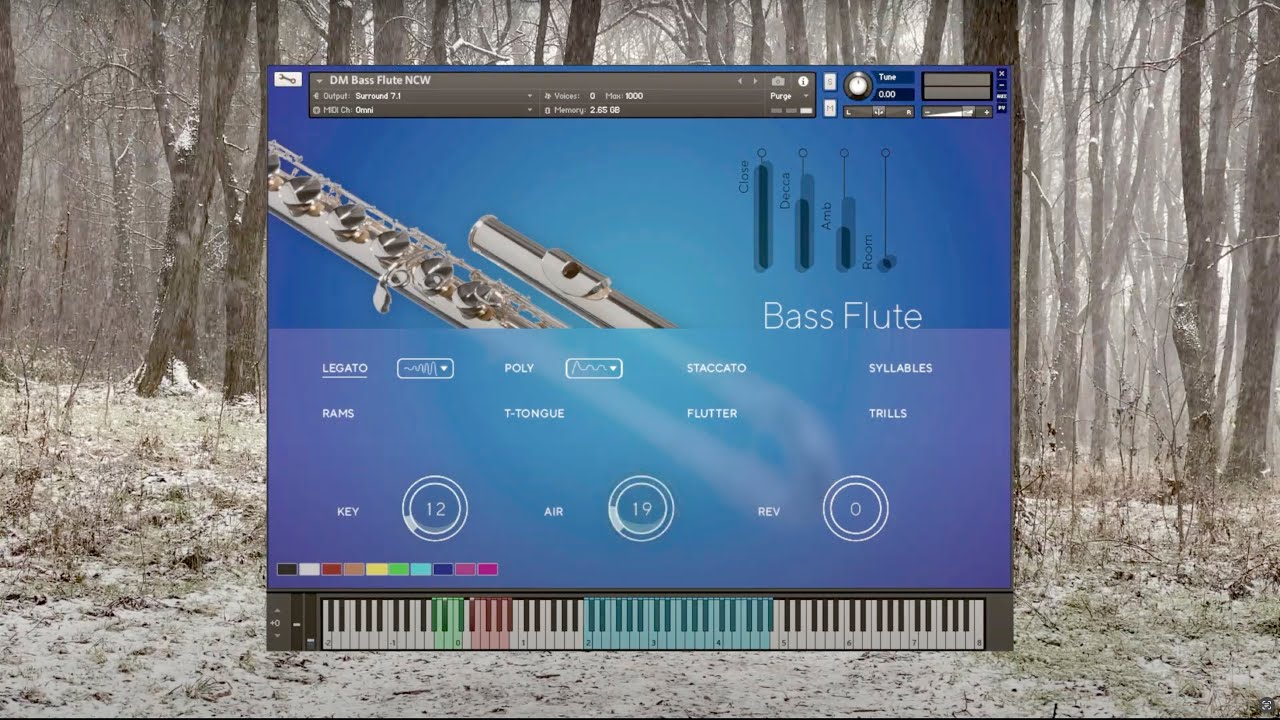 Daniel Mars Bass Flute - A Blizzard Veil - YouTube