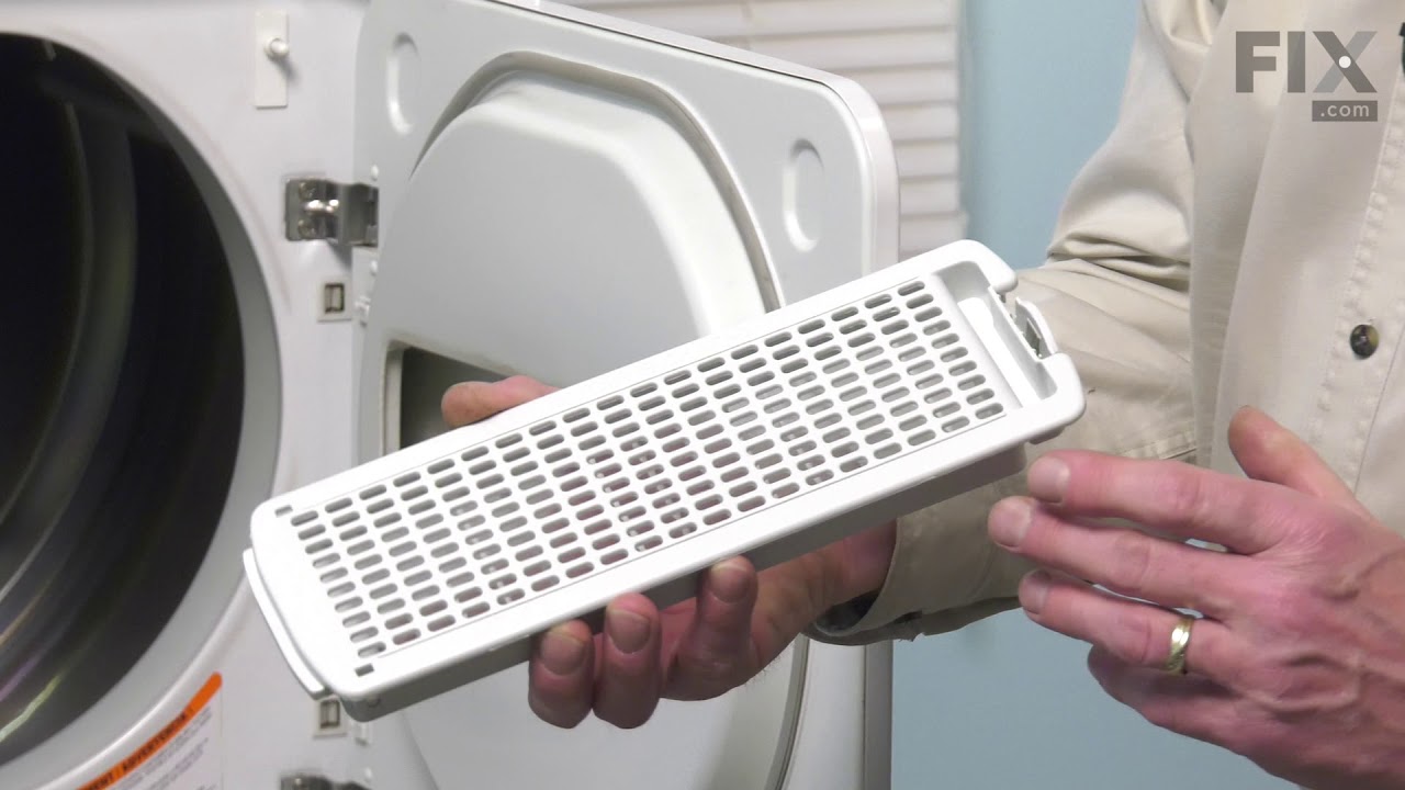 Whirlpool Dryer Repair - How to Replace the Lint Filter - YouTube