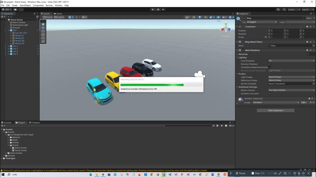 In that Video How to Import Realistic Car Controller in Unity - YouTube