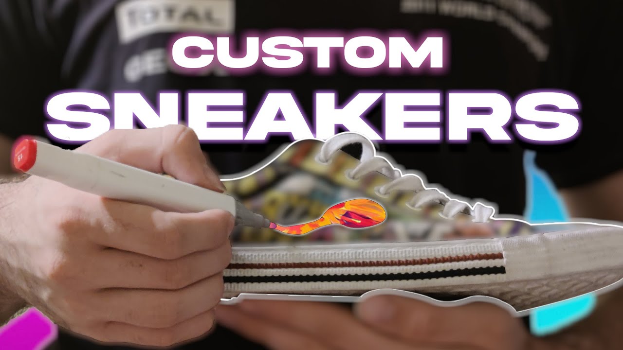 My First Custom Sneaker Design! - YouTube