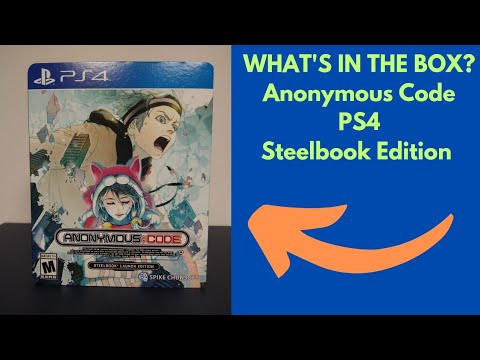 UNBOXING Anonymous Code PS4 Steelbook Edition - YouTube