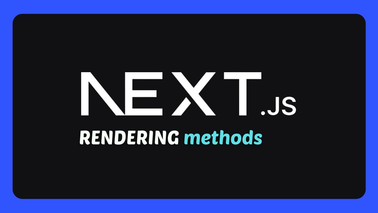 SSR, CSR, SSG, ISR Explained... - YouTube