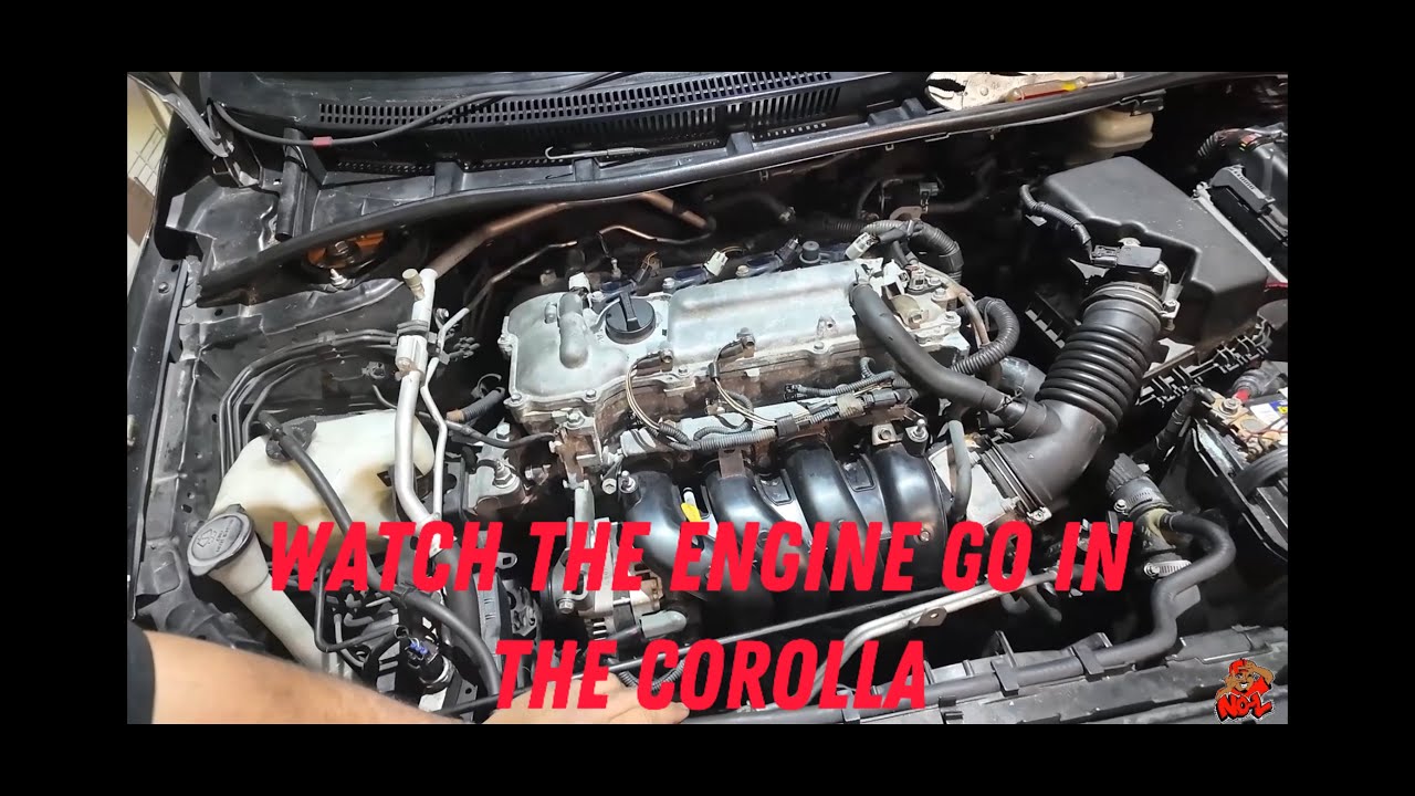 Corolla engine swap - YouTube
