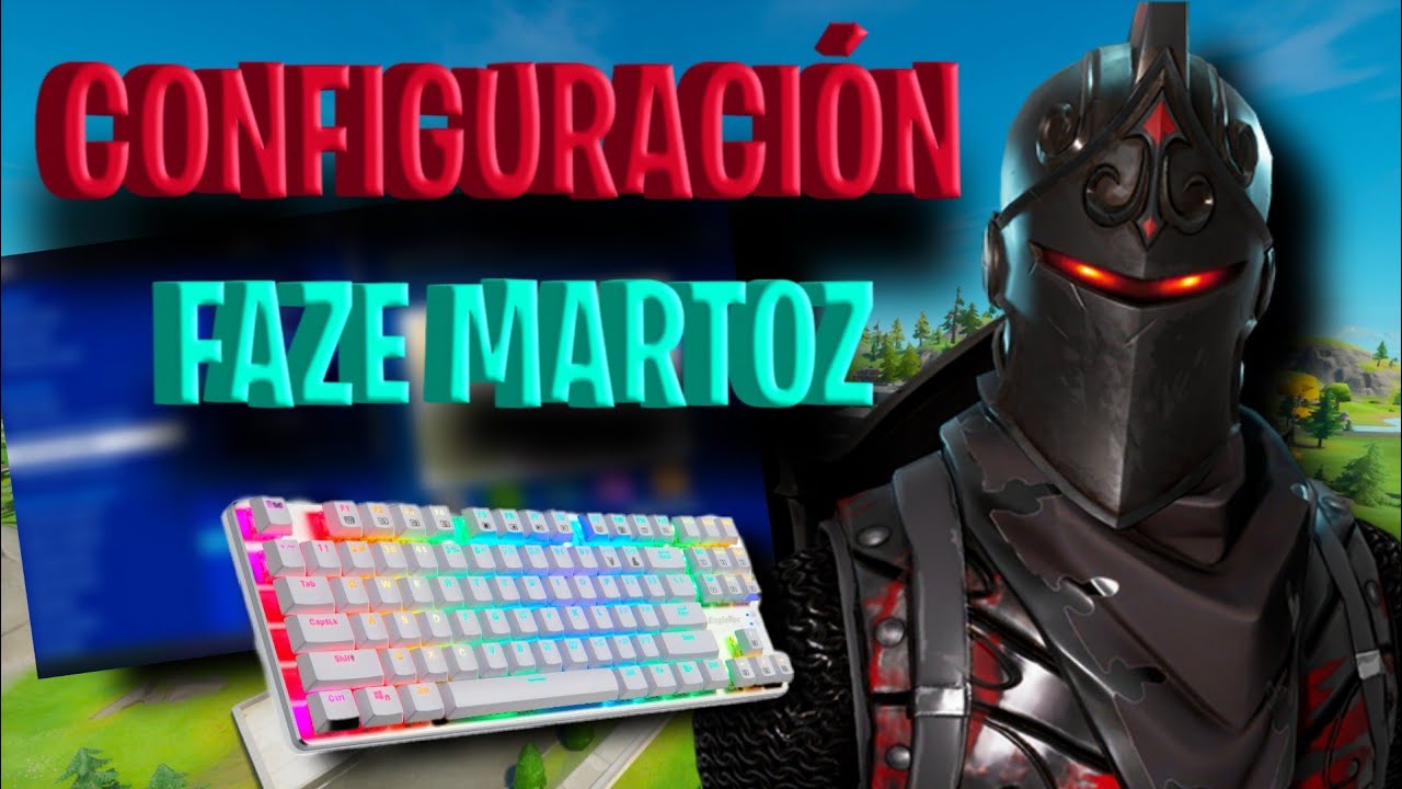 🔴 NUEVA CONFIGURACIÓN DE MARTOZ🔴🖥️TEMPORADA 3 FORTNITE 3| SENSIBILIDAD ...
