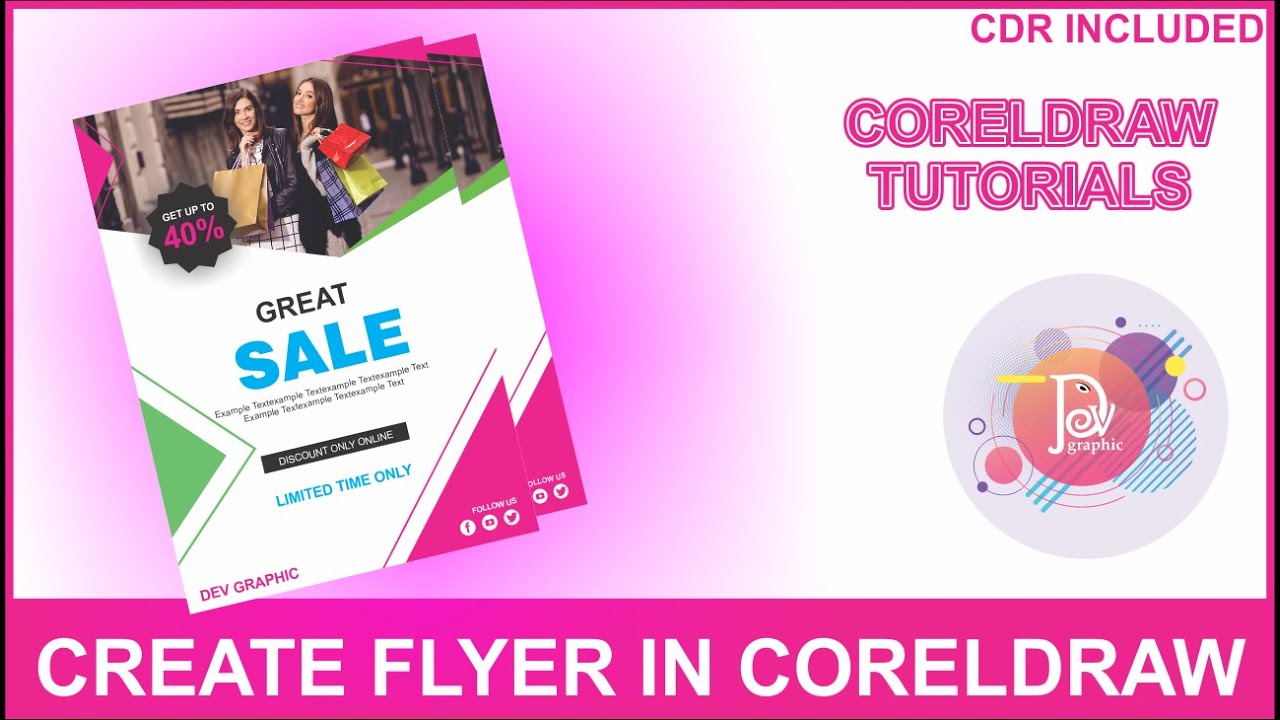 AMAZING FLYER IN CORELDRAW | FLYER DESIGN IN COREL DRAW | #COREL # ...