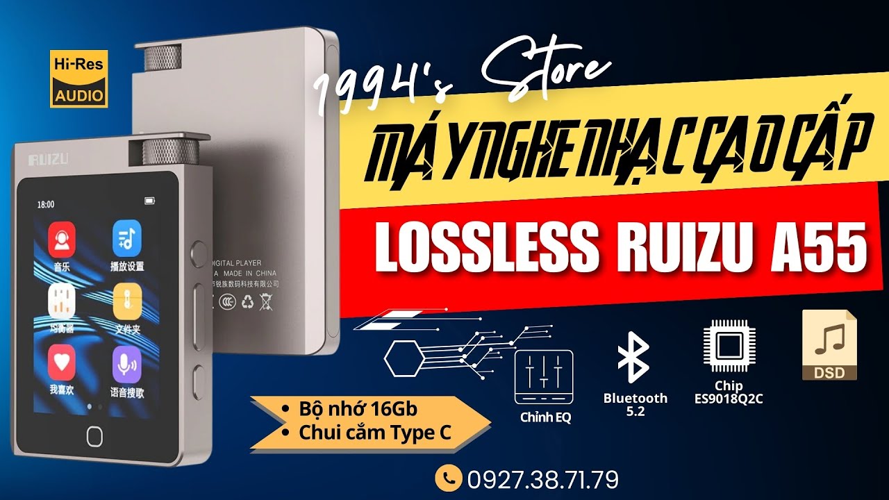 Máy nghe nhạc cao cấp đạt chuẩn Hi-Res - Không cần phải mua DAC rời nữa ...