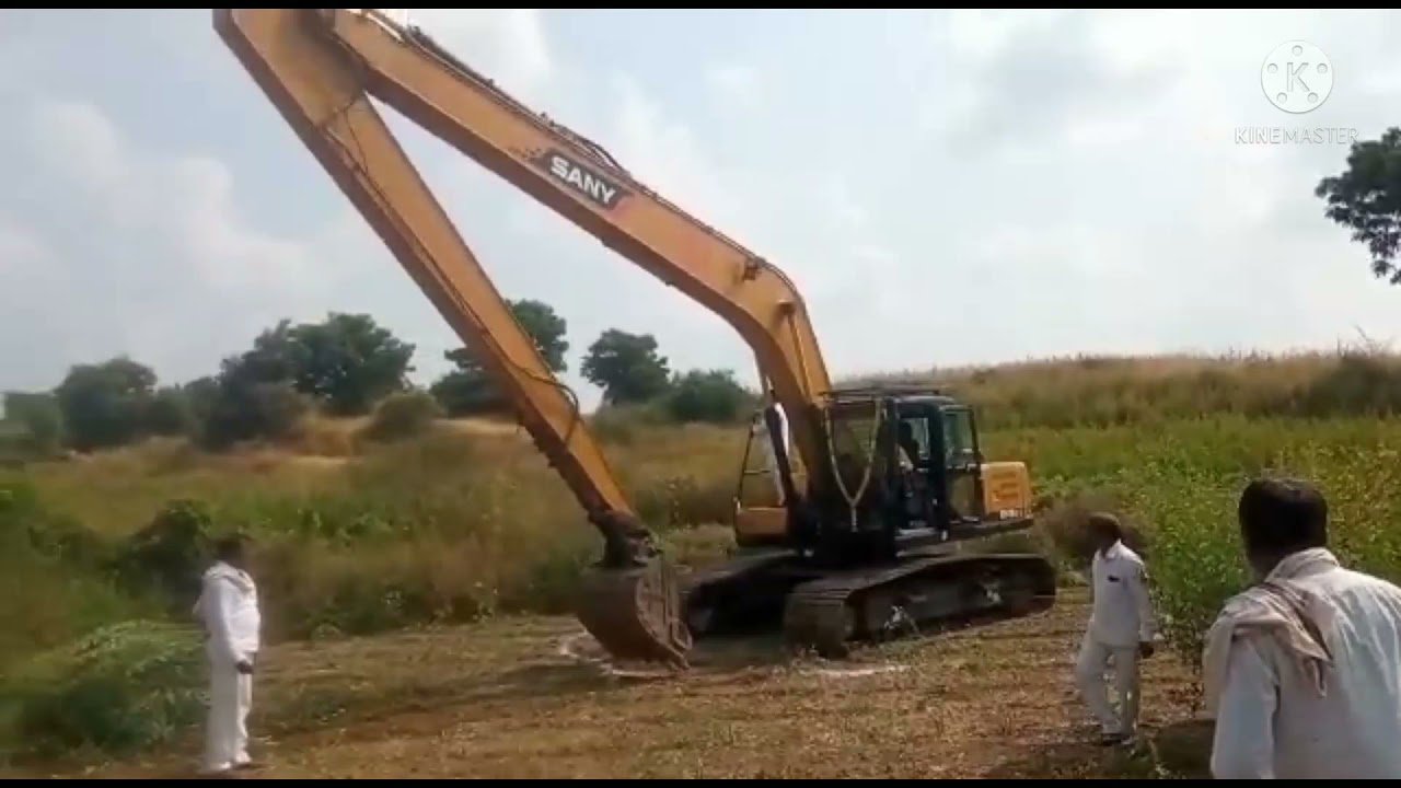 round well digging /pocklen well diging by machine /sanny excavator ...