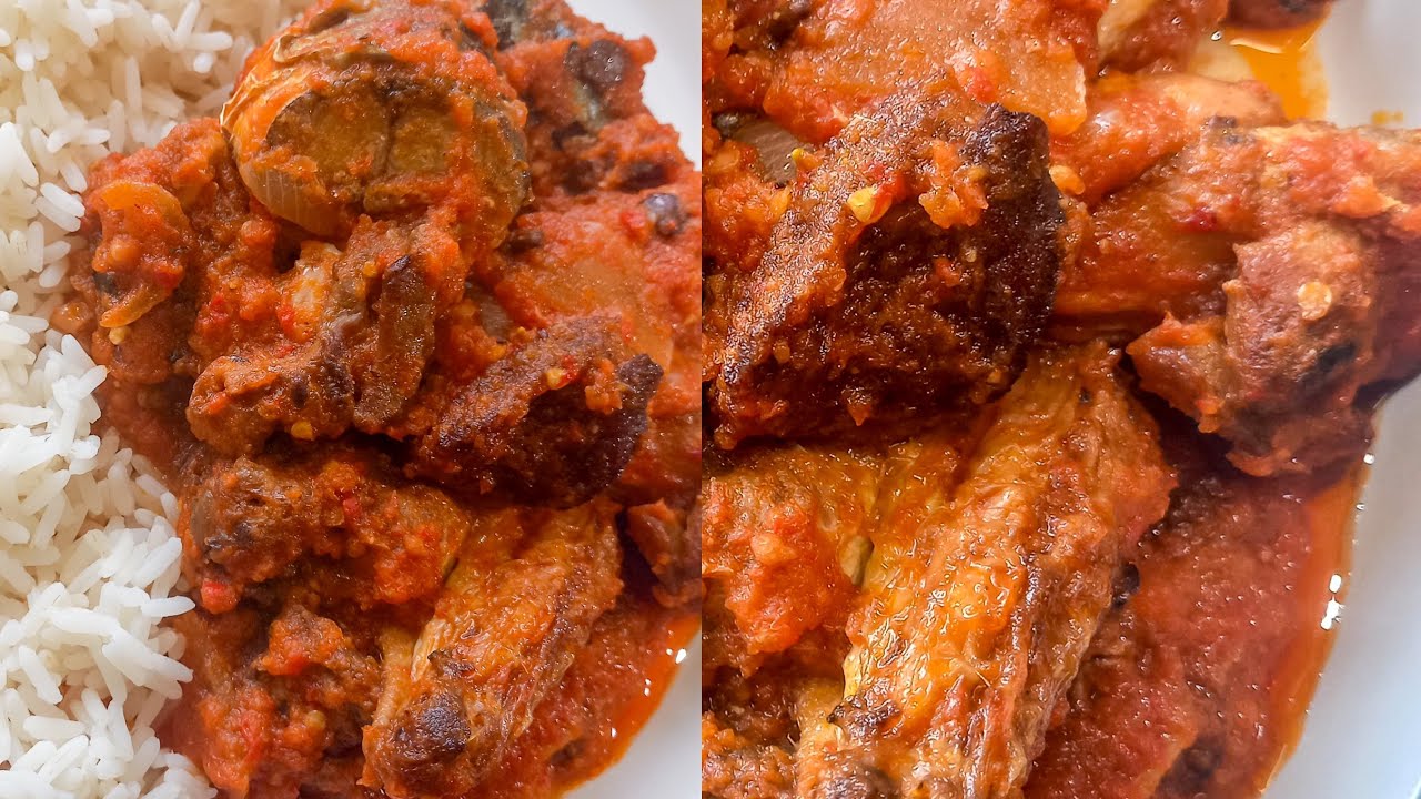 NIGERIAN STEW with LOCUST BEANS | Fish and Chicken STEW - YouTube