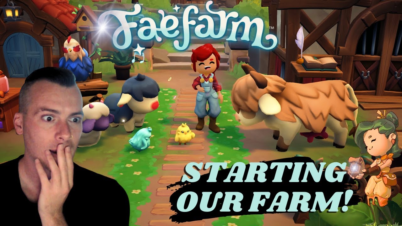 Your First Look At Fae Farm / Pre Launch! / Starting Our Farm - YouTube