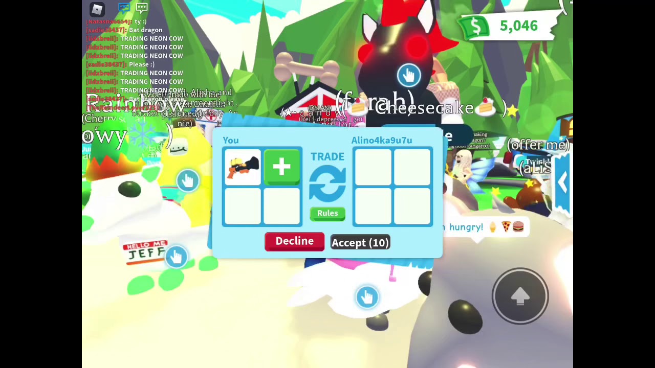 Seeing what people offer for my candy cannon Adopt me (ROBLOX) - YouTube