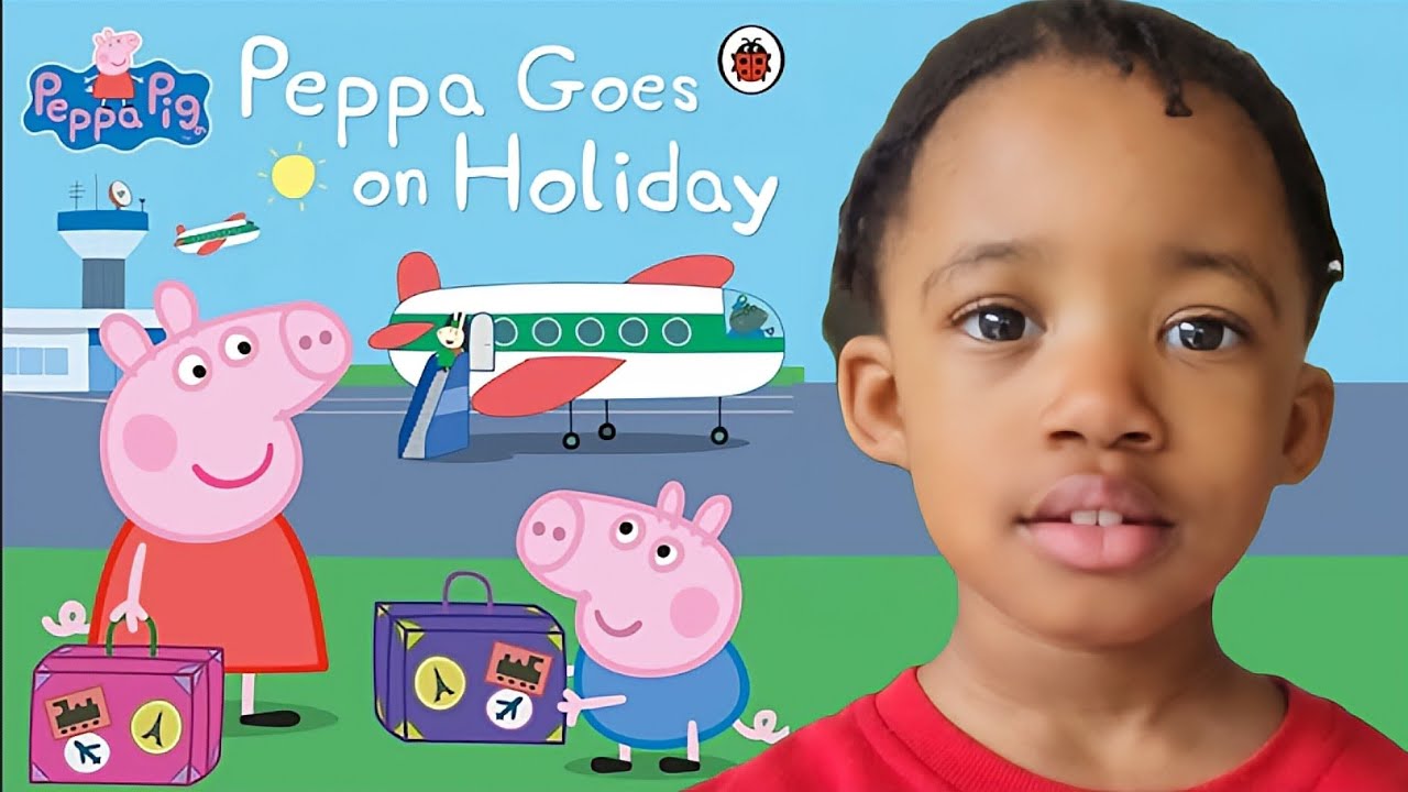 Peppa Goes On Holiday | Peppa Pig Read Aloud Book For Kids - YouTube