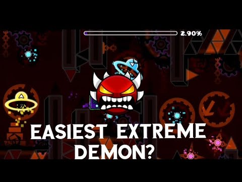 What Is The Easiest Extreme Demon In Geometry Dash |#geometrydash - YouTube