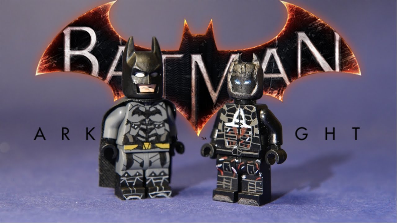 Lego Customs | BATMAN & ARKHAM KNIGHT - (Batman: Arkham Knight) - YouTube