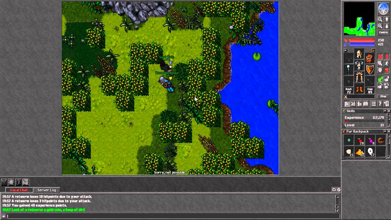 Tibia - Blood Herb Quest - YouTube
