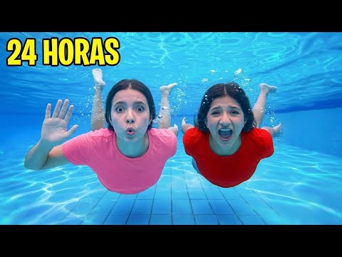 24 HORAS EN LA PISCINA 💙