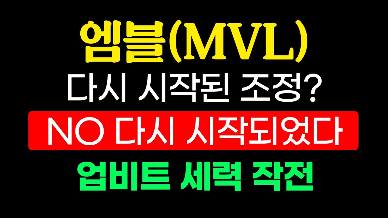 엠블 전망 비트코인 조정으로 메이저 코인 약세 이럴 때 급등하는 업비트 작전 코인들이 있습니다 엠블목표가 비트코인