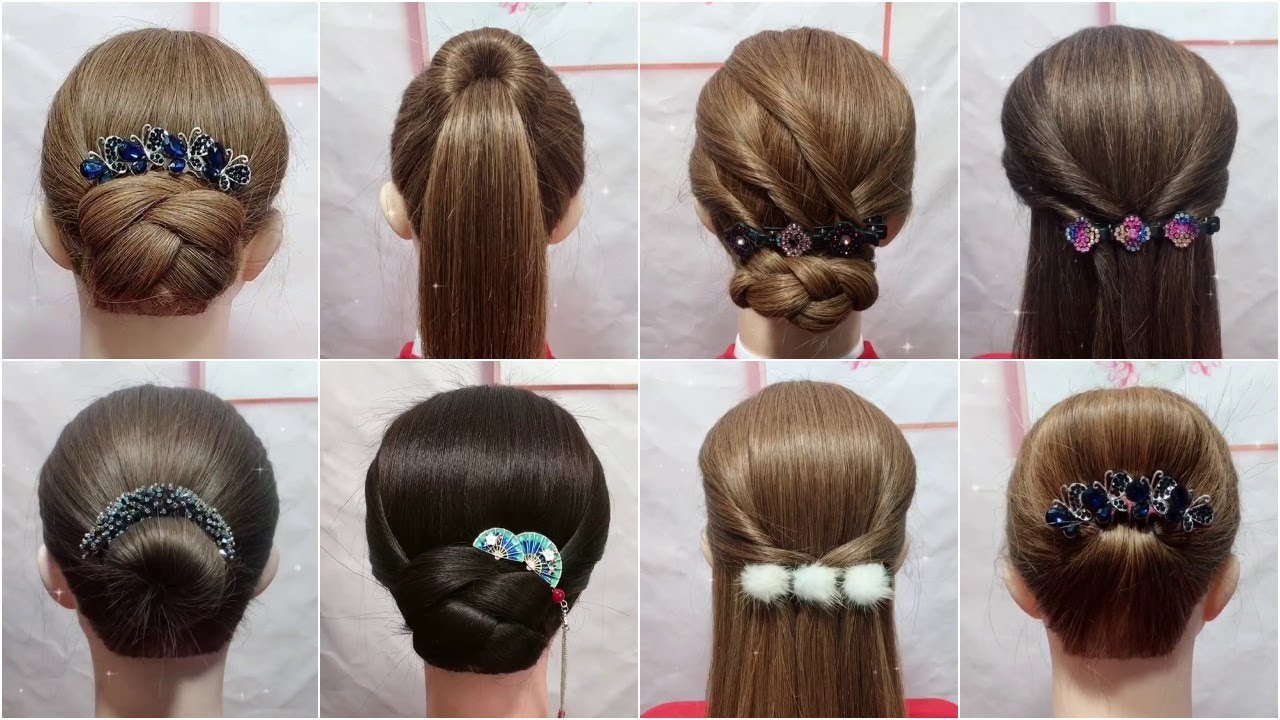 Stunning Hair Bun Tutorial with Clips | Step by Step Hairstyle Guide ...