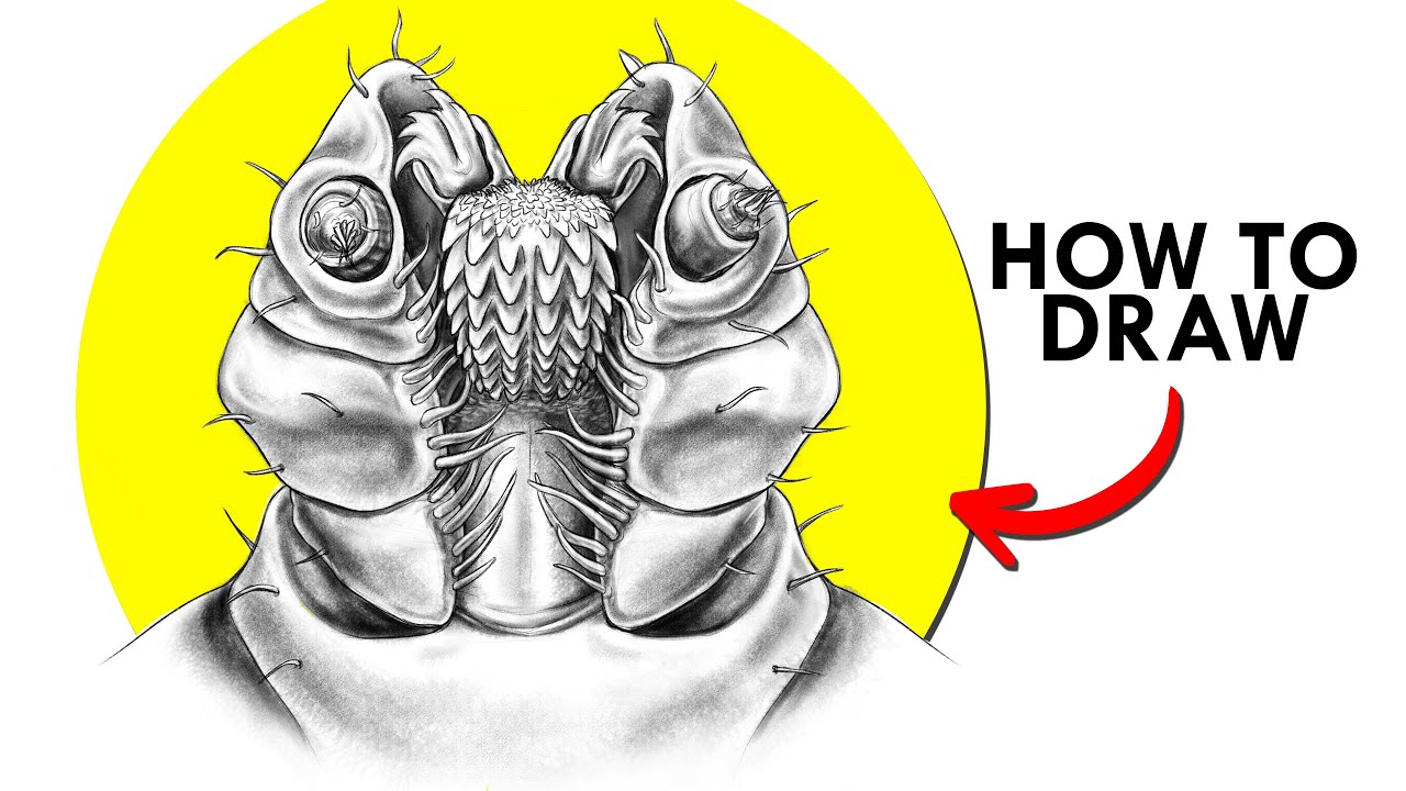 How To Draw A Dog Tick - YouTube