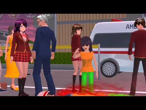 Mio's father was hit by a car and died😭🥺 (sadstory) Sakura school simulator # ...