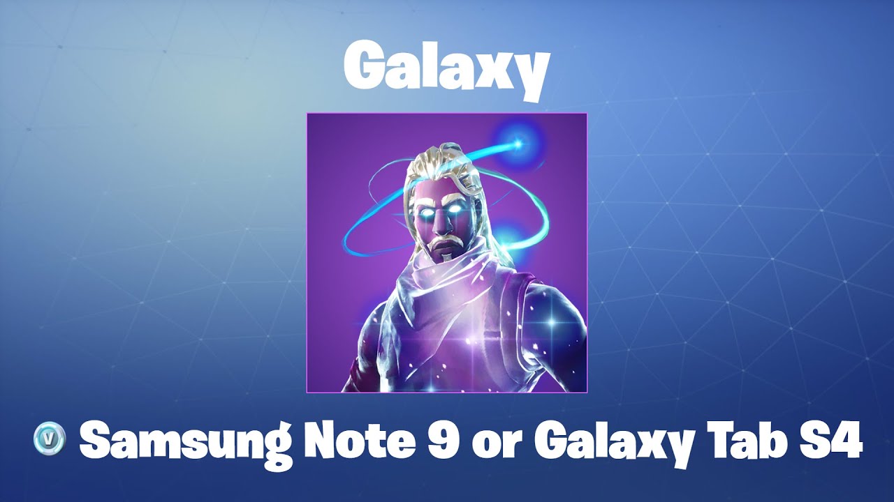 Galaxy | Fortnite Outfit/Skin - YouTube