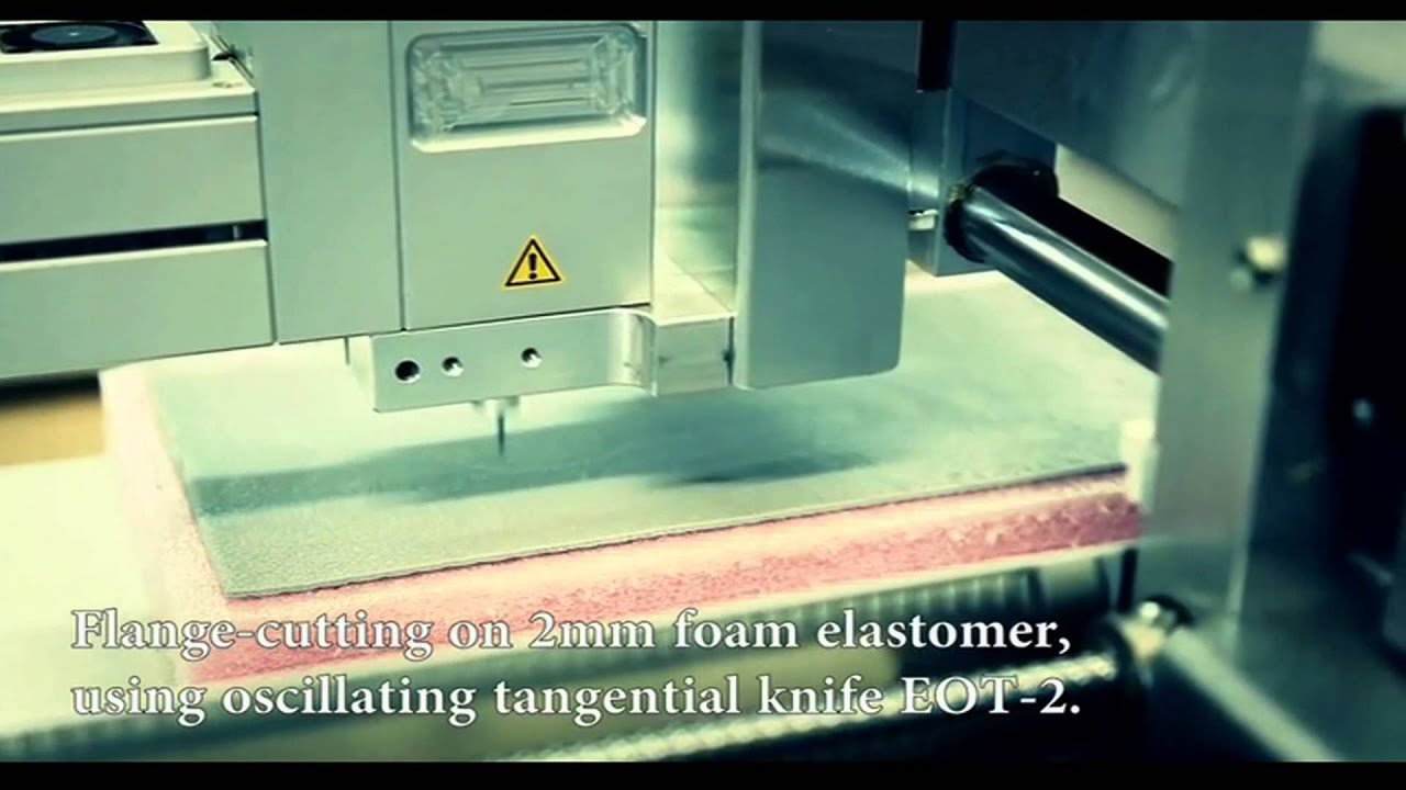 Gummidichtung schneiden mit Tangentialmesser - YouTube