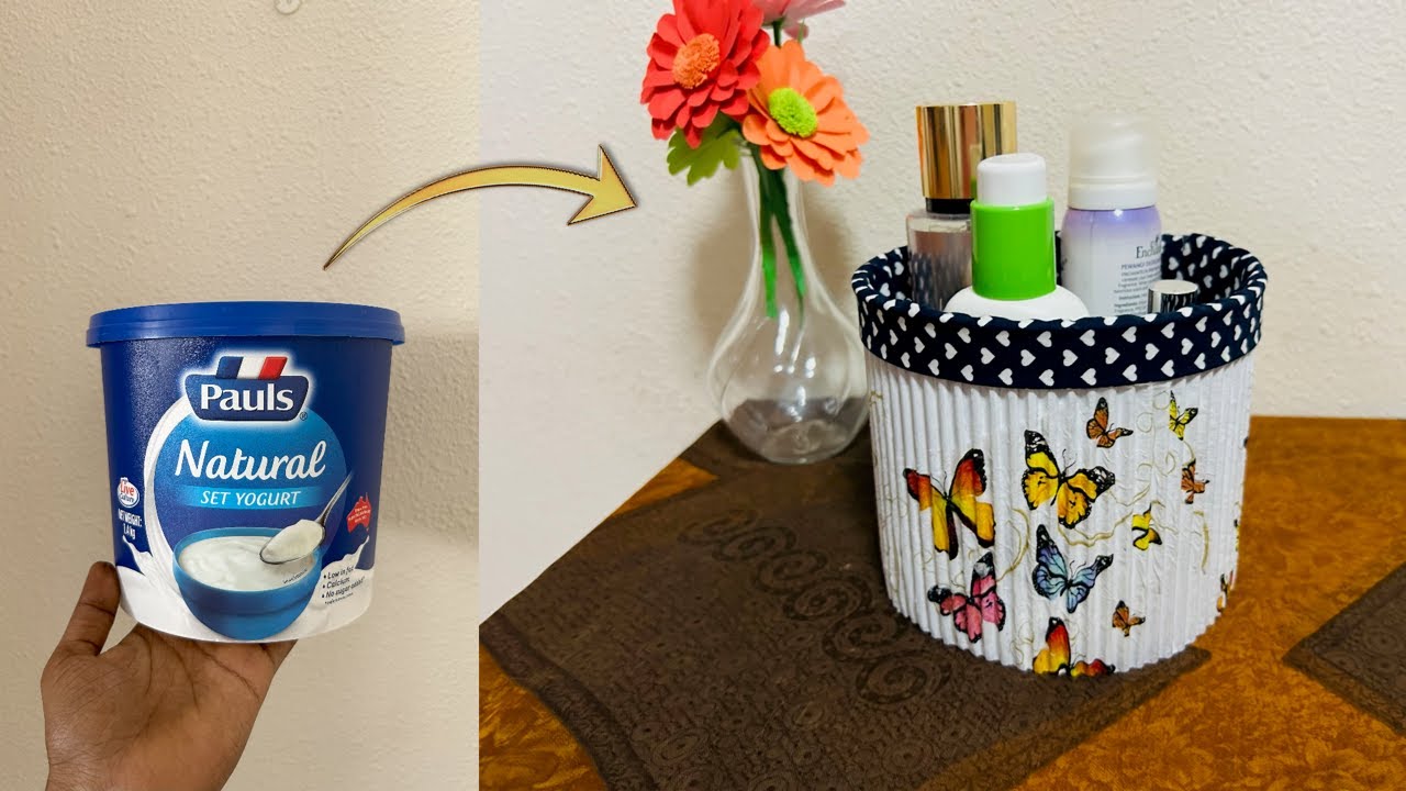 DIY - Storage Box from Waste Plastic Box || DIY Organizer || Best Out ...