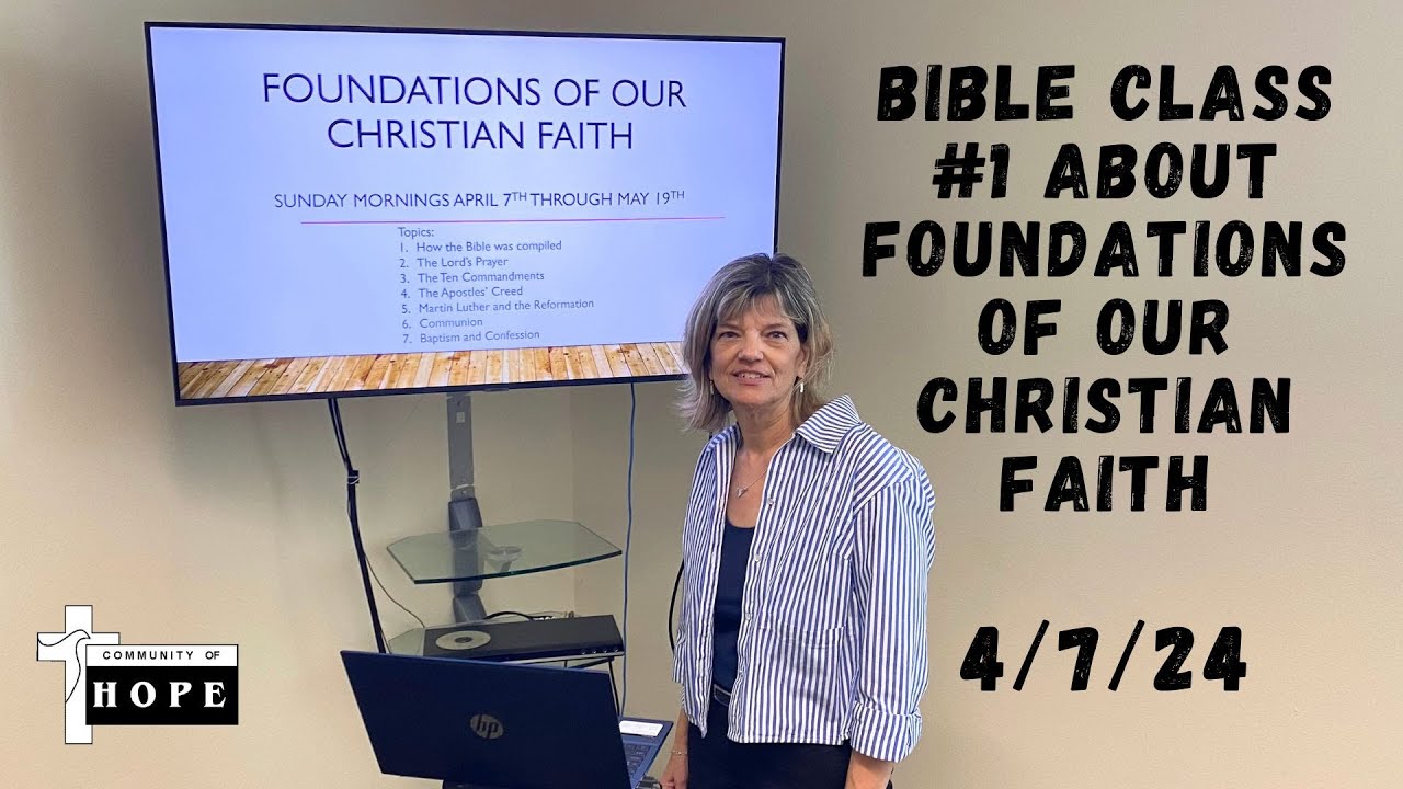 How was the Bible compiled? | Adult Bible Class #1 - Foundations of ...