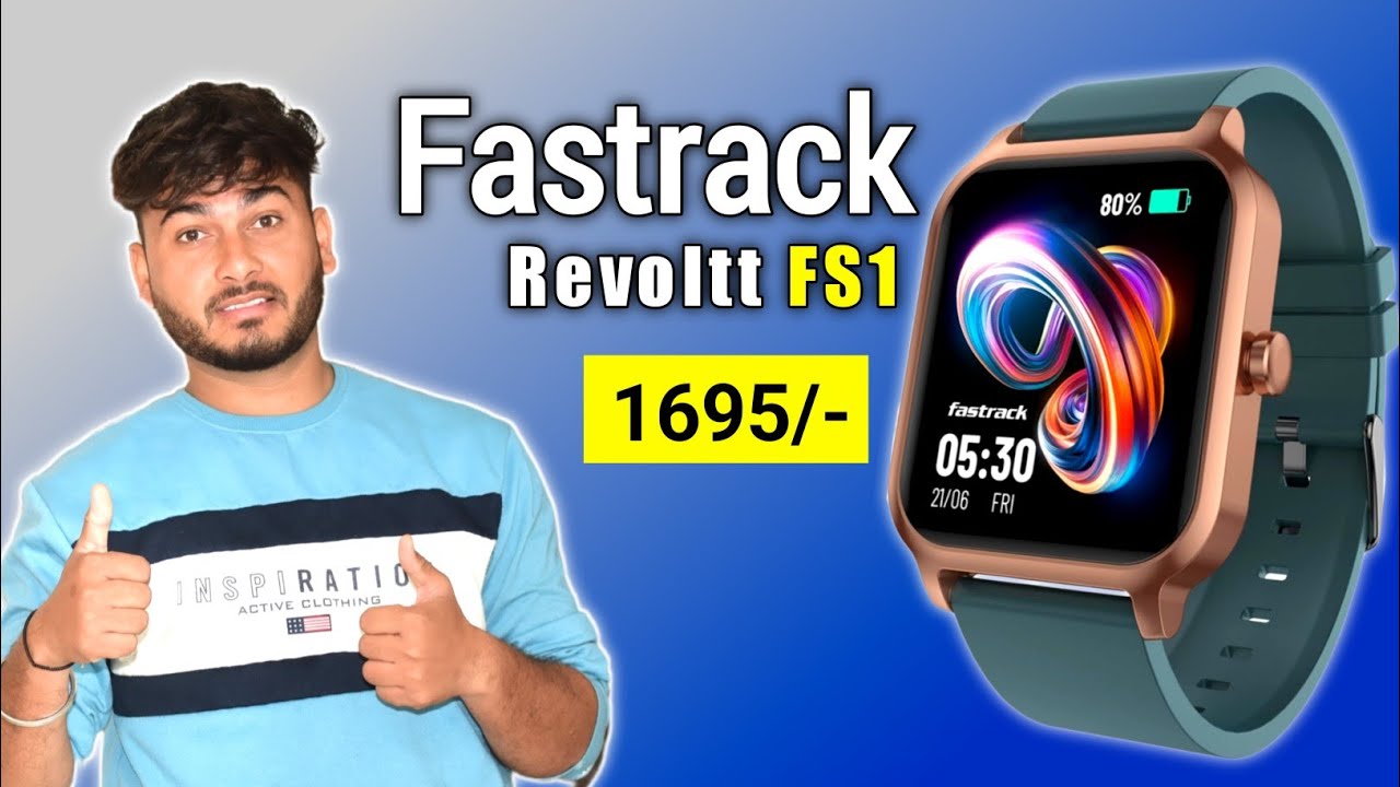 Fastrack Revoltt FS1 Smartwatch First Impressions⚡BT Calling, Fast ...