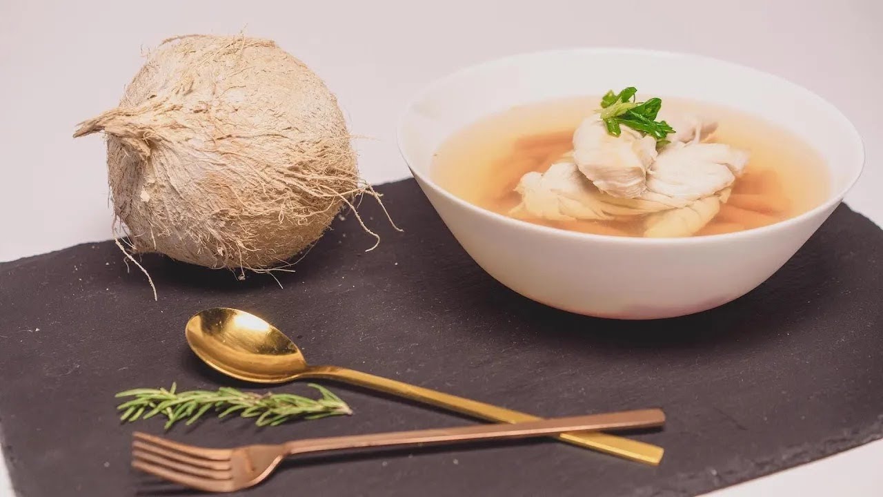 Coconut water chicken soup - YouTube