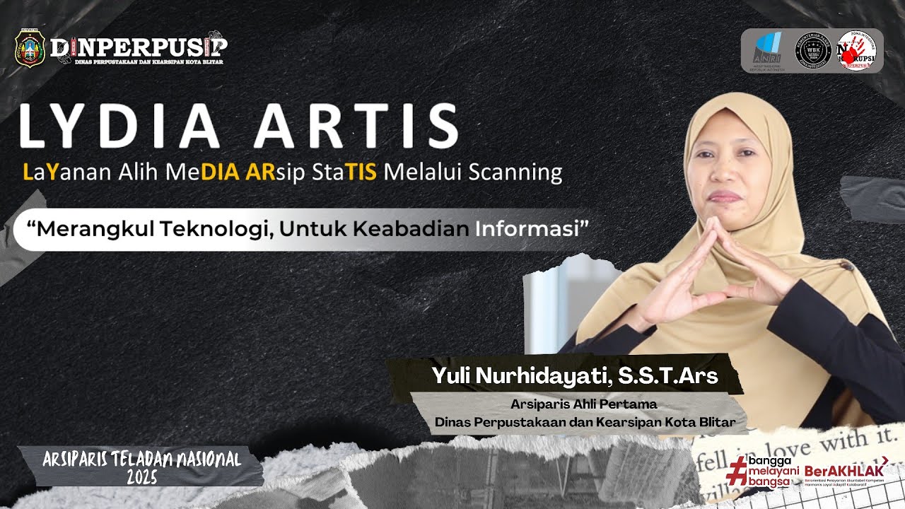 Arsiparis Teladan Nasional 2025 l Keahlian I Yuli Nurhidayati, S.S.T.Ars I Kota Blitar - YouTube