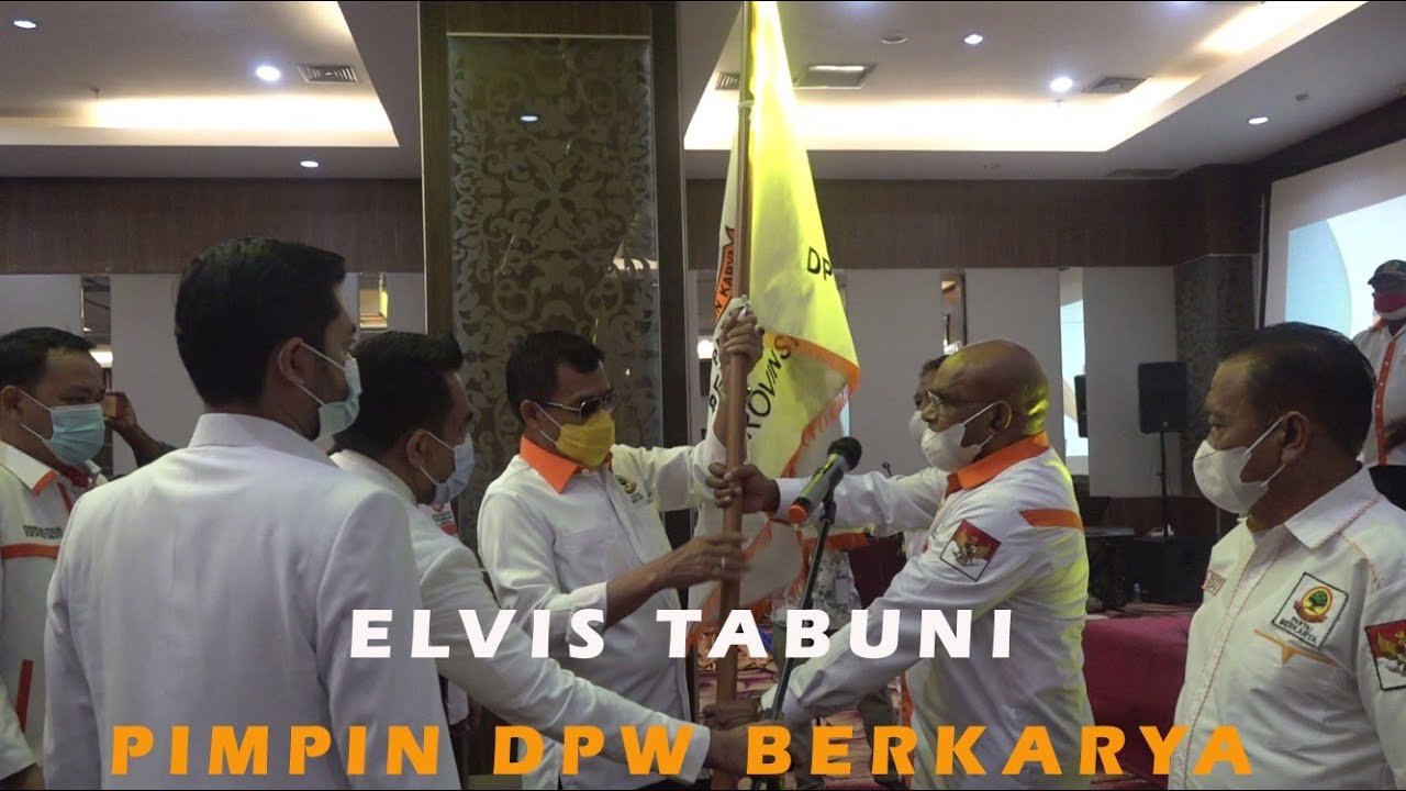 ELVIS TABUNI PIMPIN PARTAI BERKARYA PROVINSI PAPUA. - YouTube