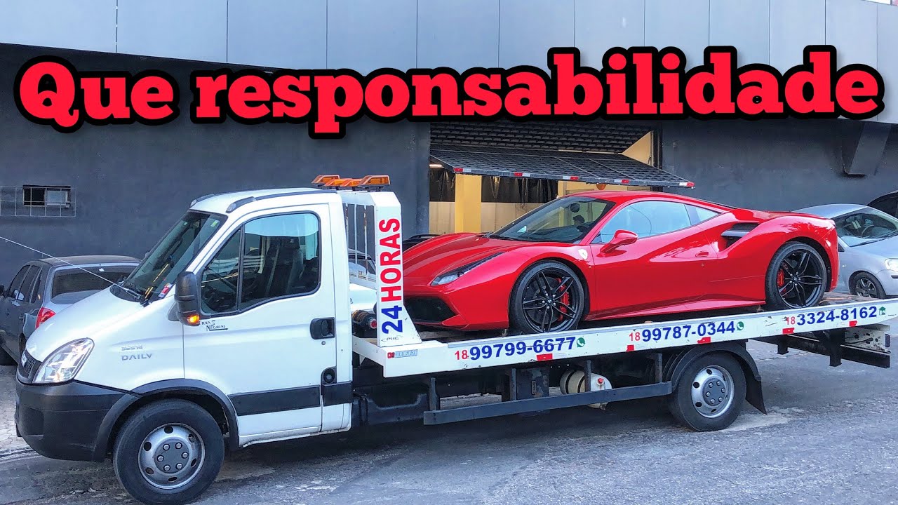 Transportamos uma #ferrari #488 - #guincho #iveco - YouTube