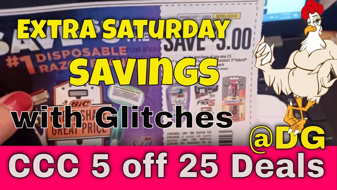 Dollar General 5 off 25 Saturday scenarios that you asked for.. - YouTube