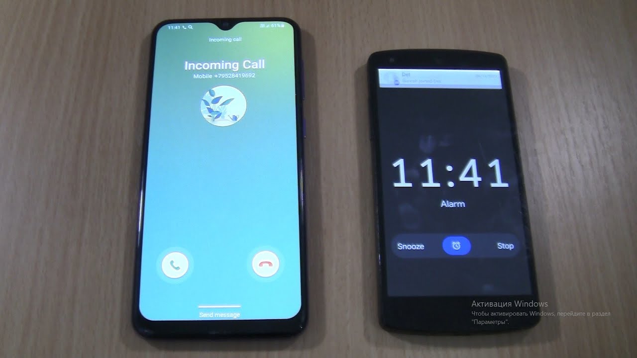 Incoming call & Ringing alarms at the Same Time Google Nexus 5+Samsung ...