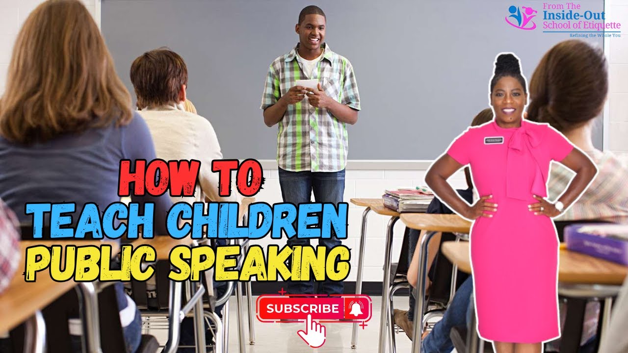 How to teach children Public Speaking l Public Speaking for children l ...