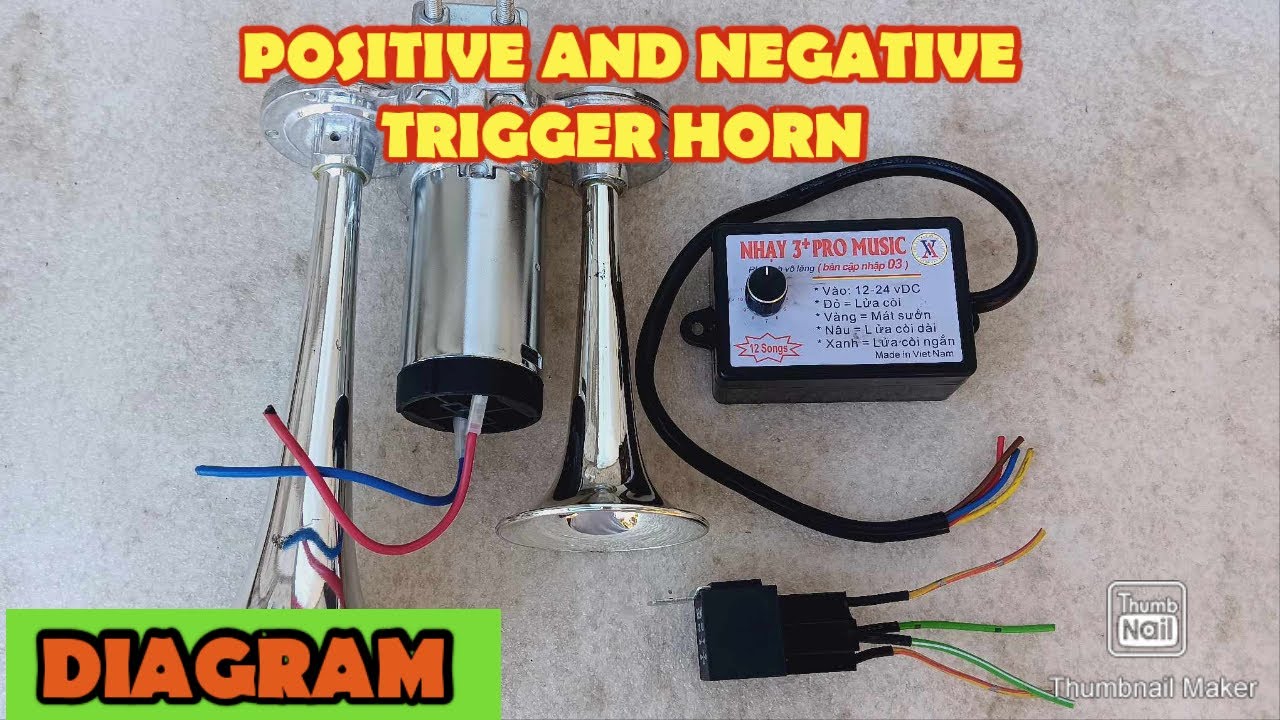Pwede sa Positive and Negative trigger horn with NHAY 3 PRO MUSIC # ...
