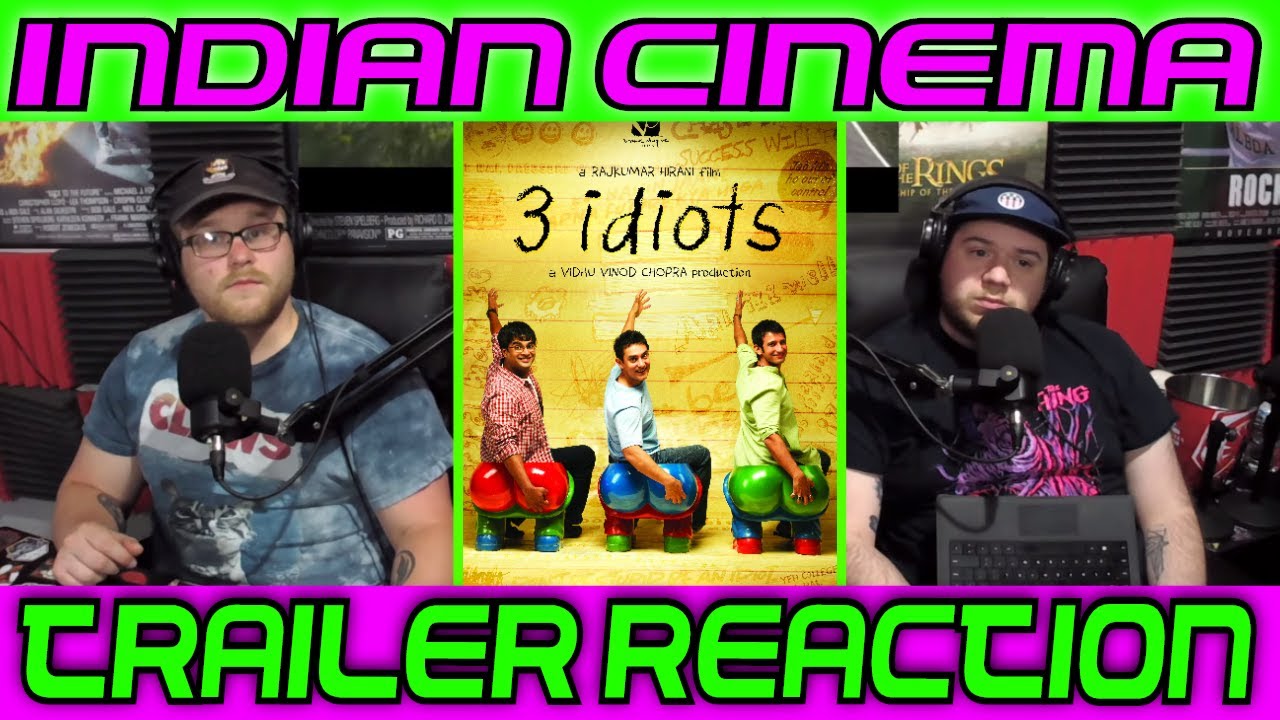 Indian Cinema Trailer Reaction: 3 idiots - YouTube