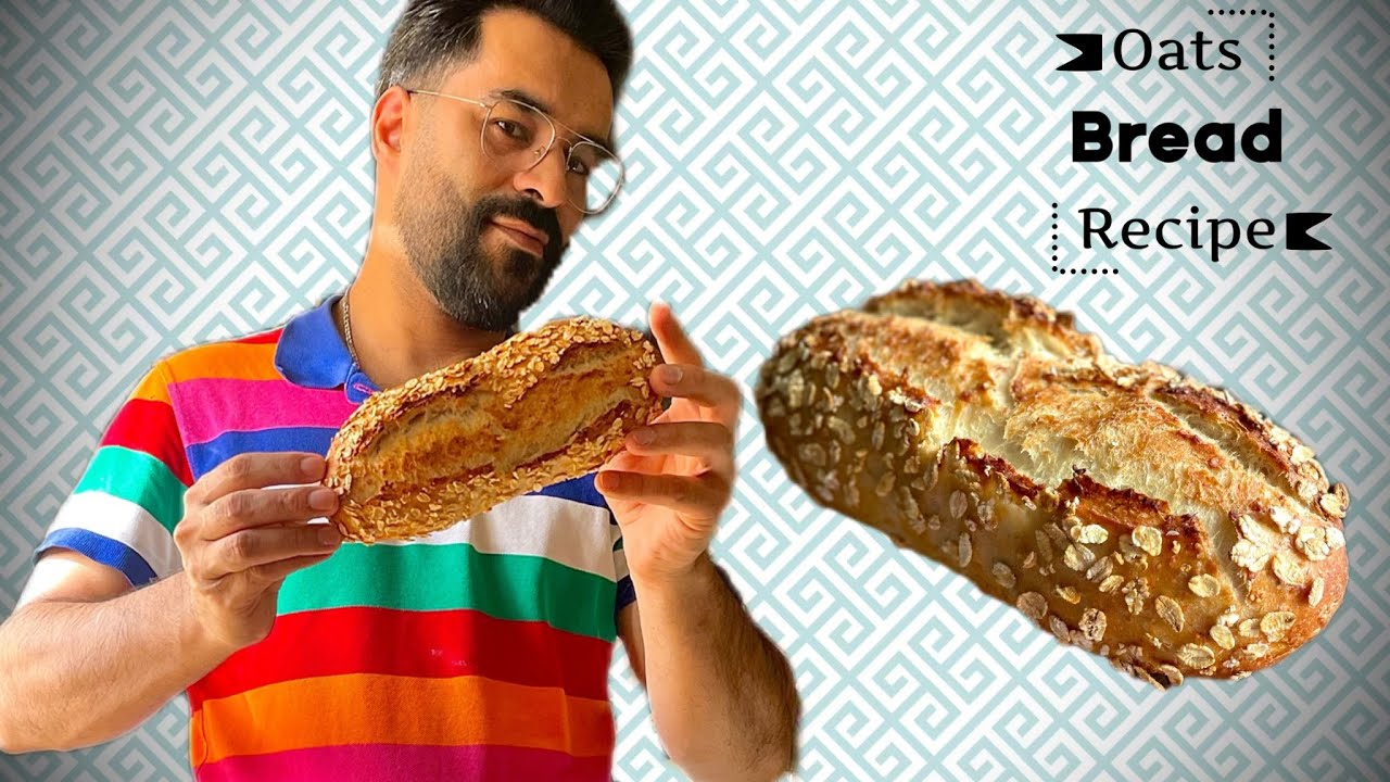 oats bread recipe,how to make rolled oats bread at home | healthy bread ...