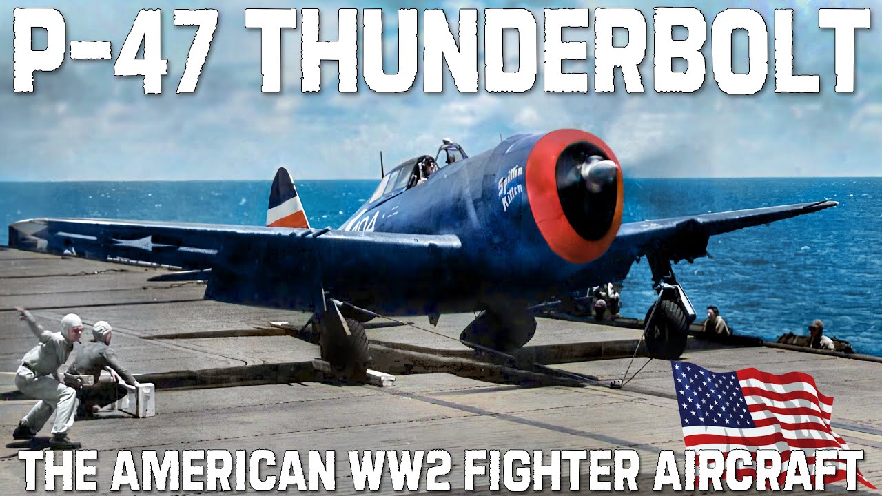 P 47 Thunderbolt Wwii Fighter Aircraft Nicknamed The Jug Upscaled Documentary Youtube