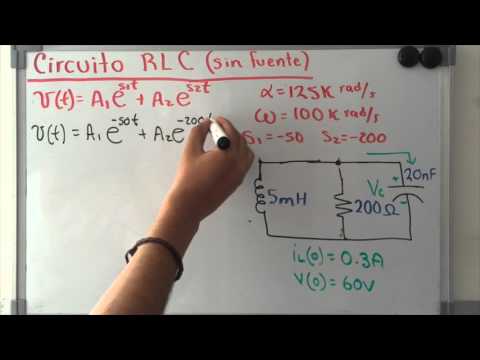 Circuito RLC en paralelo ejemplo2 - YouTube