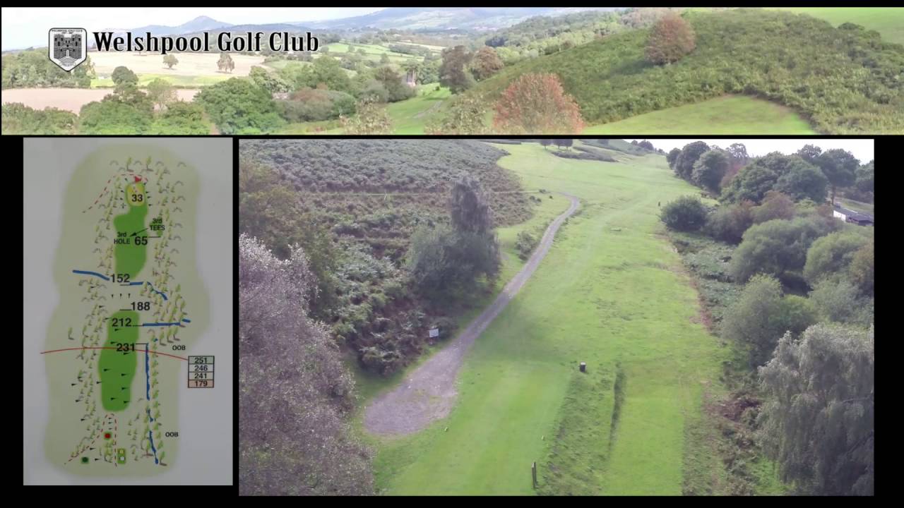 Welshpool Golf Club Hole 2 - YouTube