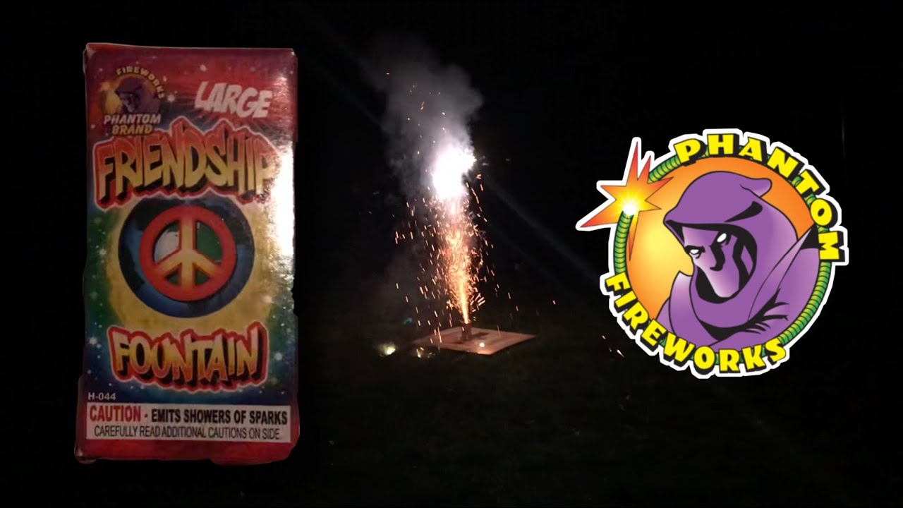 LARGE Friendship Fountain Phantom Brand || Firework Display - YouTube