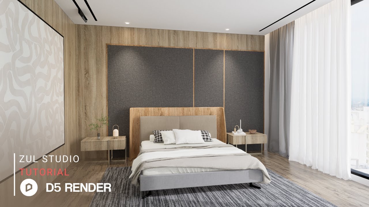 D5 Render realistic interior rendering tutorial | Bedroom 156 - YouTube