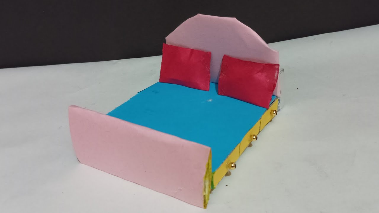 How to Make a Bed With Matchbox at home - YouTube