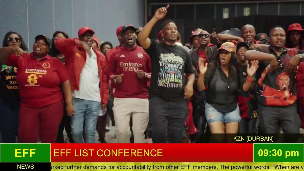 CIC Julius Malema Addresses EFF List Conference - YouTube