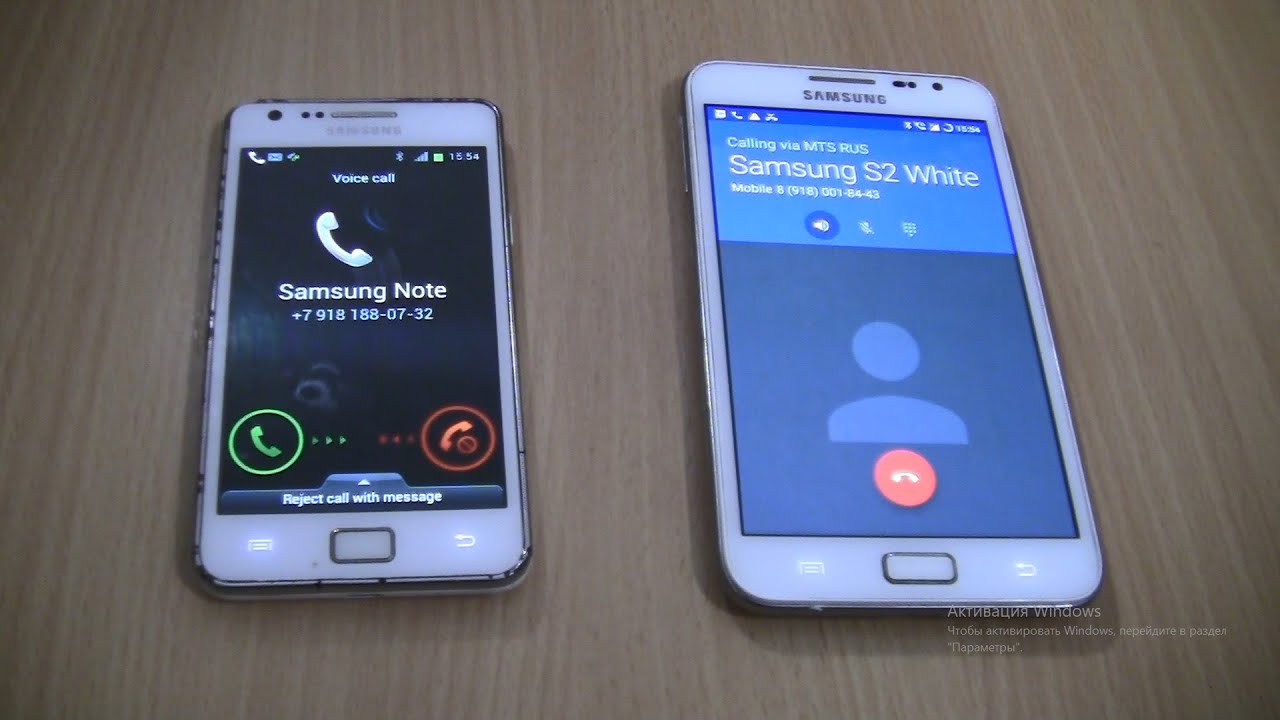 Over the Horizon Incoming call & Outgoing call at the Same Samsung ...