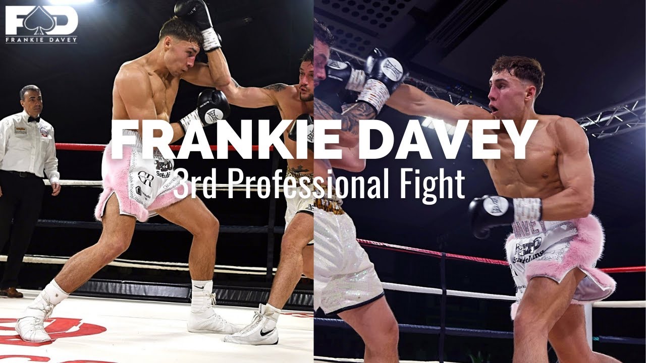 FULL FIGHT | Frankie Davey 3rd Professional Fight | Outclasses his ...